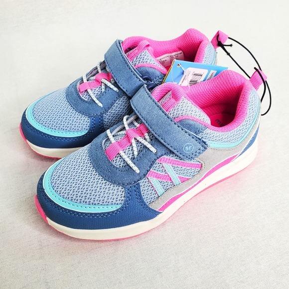 Stride Rite | Shoes | Stride Rite Munchkin Blue Pink Sneakers | Poshmark